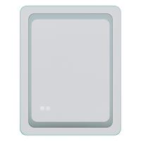 China Modern LED Bathroom Wall Mirror Rectangle Anti-Fog High Definition Backlit Mirror Touch Switch IP44 Rating Smart OEM ODM for sale