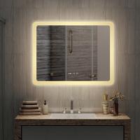 China Smart Anti-Fog LED Wall Mount Vanity Mirror for Bathroom Decor Illuminated Makeup Mirror with Touch Sensor Switch for sale