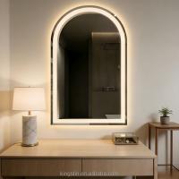 China Kingstin LED Backlit Mirror - Dimmable Anti-Fog Vanity Mirror for Bathroom & Makeup Vanity for sale