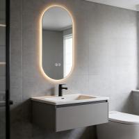 China Oval LED  Bathroom Mirror with Backlight & Touch Control - Waterproof Anti-Fog Vanity Mirror for Modern/Luxury Bathroom Decor for sale