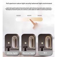 China Oval LED Smart Bathroom Mirror - Wall Mounted Vanity Mirror with Touch Switch for sale