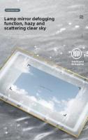 China Rectangular  Modern Hotel Bathroom LEDSmart Mirror Touch Switch Rectangle Aluminum Alloy Frame Anti-Fog Design for Villas Salon for sale