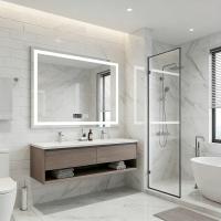 China Modern LED Smart Bathroom Mirror - Anti-fog Function and Time Display, Suitable for Hotels/Bathrooms for sale