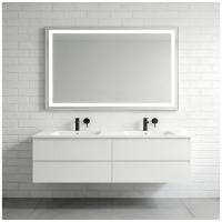 China Modern LED Smart Bathroom Mirror - Anti-fog Function and Time Display, Suitable for Hotels/Bathrooms for sale