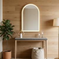 China Wall Mounted Arch Smart Mirror Led Mirror with Touch Switch for Bathroom Smart Bathroom Mirror for sale