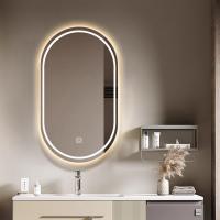China Kingstin Premium Oval LED Vanity Mirror | Custom Metal Frame Smart Bathroom Mirror | Wholesale & OEM/ODM Direct for sale