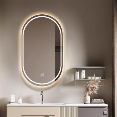 China Kingstin Premium Oval LED Vanity Mirror | Custom Metal Frame Smart Bathroom Mirror | Wholesale & OEM/ODM Direct for sale