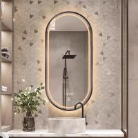 China Kingstin Premium Oval LED Vanity Mirror | Custom Metal Frame Smart Bathroom Mirror | Wholesale & OEM/ODM Direct for sale
