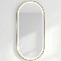 China Kingstin Premium Oval LED Vanity Mirror | Custom Metal Frame Smart Bathroom Mirror | Wholesale & OEM/ODM Direct for sale