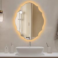 China French Style Baroque LED Bathroom Mirror Light Anti-Fog Smart Vanity Makeup Mirror Featuring Touch Switch for Salon Hotel Villa for sale