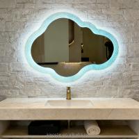 China Cloud Shape LED Mirror with Backlit - Smart Touch Control Bathroom Vanity Mirror/Decorative Wall Mirror for Living Room for sale