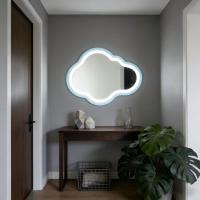 China Kingstin Cloud Shape LED Backlit Mirror with Touch Control - Dimmable Bathroom Vanity Mirror/ Bedroom Makeup for sale
