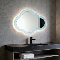 China Kingstin Cloud Shape LED Backlit Mirror with Touch Control - Dimmable Bathroom Vanity Mirror/ Bedroom Makeup for sale