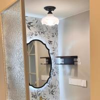 China French Vintage Carved Frame Smart Bathroom Mirror Energy-Saving LED Light Oval Contour Anti-Fog Touch Salon Hotel Apartment for sale