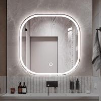 China Luxury LED Square Bath Premium Modern Design Touch Switch Elegant for Hotels Apartments Villas IP44 Hot Seller for Washroom for sale