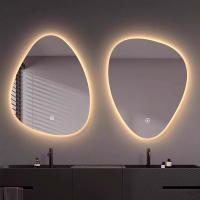China High-End Bathroom LED Mirror for Hotels - Unique Water Drop Design, Anti-Fog, Waterproof, Wall Mounted for sale
