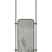 China Modern European Intelligent Stainless Rectangle Frame Makeup Creative Hotel Apartment Washroom Hanging Floating IP44 Touch for sale