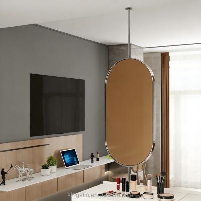 China Kingstin Premium Aluminum Alloy Bathroom Mirror Frame with Waterproof Design for sale