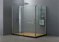 China Custom Size Clear Tempered Glass 8mm 10mm for Bathroom Shower Enclosure Safety Door Panel for sale