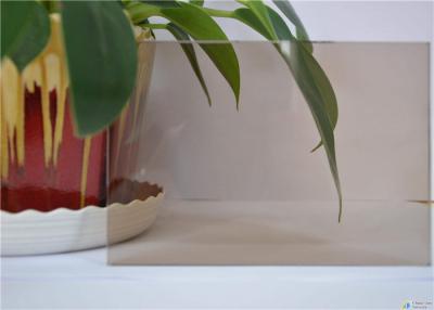 China Pink Tinted Float Glass 4mm 5mm 6mm Thickness for Curtain Walls Glass Ribs for sale