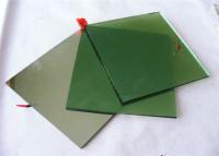 China Dark Green Reflective Glass 4mm to 10mm Tempered for Apartment Blocks for sale