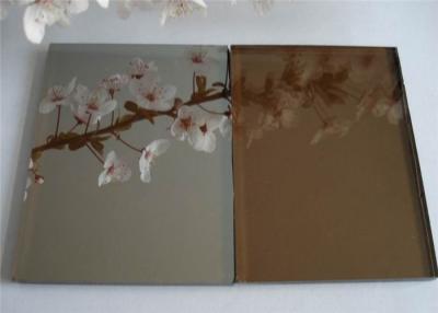 China Brown Reflective Glass 3mm to 12mm Flat Curved Solar Control Coated Glass for Building Facades for sale