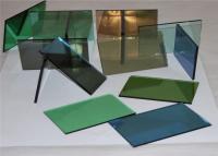China F Green Reflective Float Glass 4mm 5mm 6mm 8mm Energy Saving for Curtain Walls for sale