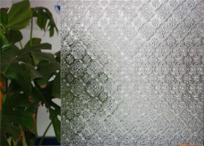 China Decorative Patterned Glass 3mm 4mm 5mm 6mm Thickness Flora Embossed Glass for Shower Door Furniture for sale