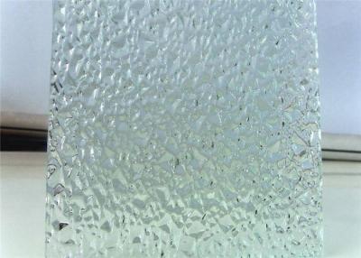 China Diamond Embossed Decorative Patterned Glass 2mm 4mm 6mm for Shower Door for sale