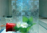 China Solid Decorative Patterned Glass 3mm - 8mm Thickness Clear Figured Glass for sale