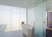 China Sandblasted Frosted Glass Sheets 8mm Thickness Acid Etched Translucent Privacy Glass for sale