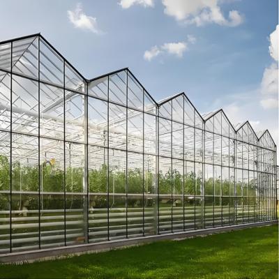 China Tempered Solar Glass 300x300mm High Transmittance 86.8% UV Customizable Greenhouse Glass for sale