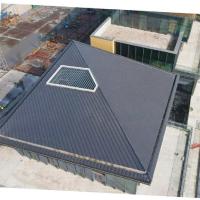 China Semi Transparent BIPV Solar Glass 200x300mm On Roof In Roof 300W/m2 20% Transmittance for sale