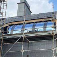 China Insulated Low-E Tempered Curved Glass 5+5mm Custom Size for Building Construction for sale