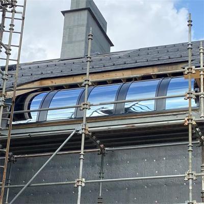 China Insulated Low-E Tempered Curved Glass 5+5mm Custom Size for Building Construction for sale