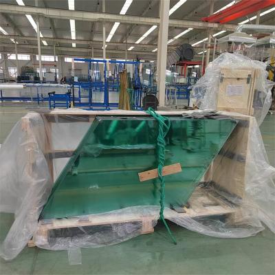 China Polished Edge Bent Tempered Safety Glass 3-19mm Custom Size for Curtain Walls for sale