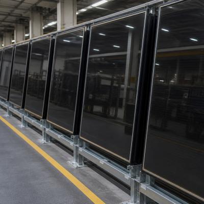 China Semi Transparent BIPV Solar Glass Incorporating Monocrystalline Solar Cell and PVB Interlayer Designed for Energy Building Facades for sale