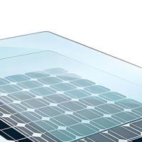China High Transmittance Solar Tempered Glass 2.0/2.5/3.2mm AR Coating & Non-AR Options Silk-Screen Printable Drilled Openings Ready for sale