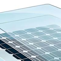 China High Transmittance Solar Tempered Glass 2.0/2.5/3.2mm AR Coating & Non-AR Options Silk-Screen Printable Drilled Openings Ready for sale