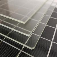 China PV Solar Tempered Cover Glass Ultra Clear High Light Transmittance Uncoated or AR Coated Silk-Screenable with Hole Drilling 2.0/2.5/3.2mm for sale