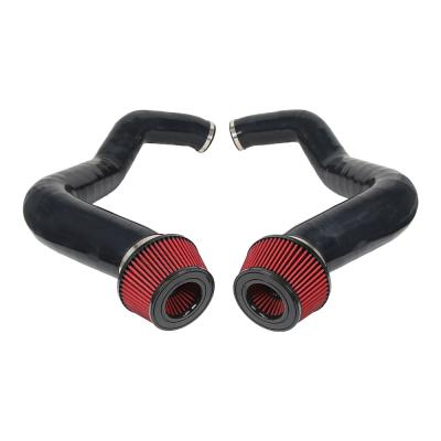 China KYOSTAR Silicone Front Mount Cold Air Intake Kit for 2018+ BMW F90 G90 M5 F91 F92 F93 M8 M550i M850i S63 N63 for sale