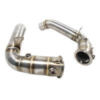 China Car Catless Exhaust Downpipe For 2011-2017 BMW F10 M5 2012-2018 F12 F13 F06 M6 S63 4.4T V8 for sale