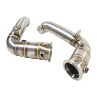 China Car Catless Exhaust Downpipe For 2011-2017 BMW F10 M5 2012-2018 F12 F13 F06 M6 S63 4.4T V8 for sale