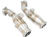 China Aftermarket Catless Exhaust Downpipe For Mercedes Benz C400 C450 C43 AMG X253 GLC43 W212 E43 E400 M276 3.0T for sale