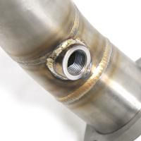 China Aftermarket Catless Exhaust Downpipe For Mercedes Benz C400 C450 C43 AMG X253 GLC43 W212 E43 E400 M276 3.0T for sale