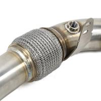 China Universal Exhaust Catless BMW X5M Downpipe For 2024+ F95 F96 X6M 1.5mm for sale