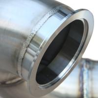 China 3.5 Inch 304SS Stainless Steel Exhaust Downpipe For VW Golf GTI MK7 MK7.5 2.0T EA888 for sale