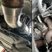 China 4.5 Inch Car Exhaust Downpipe For BMW B58 3.0T M240i 340i 440i 540i 740i 840i for sale