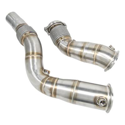 China Bulk Catless Exhaust Downpipe For 2015-2020 BMW F80 M3 F82 F83 M4 F87 M2 for sale