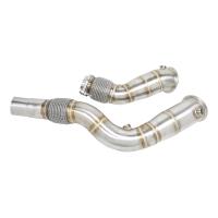 China Bulk Catless Exhaust Downpipe For 2015-2020 BMW F80 M3 F82 F83 M4 F87 M2 for sale